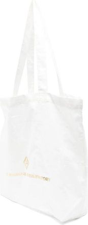 The Animals Observatory Cotton Shoulder Bag - White