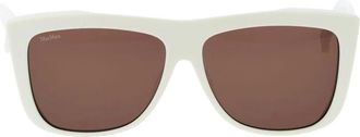 Max Mara Femme, Accessoires, Blanc, Taille: ONE Size Lunettes de soleil en ac&eacute;tate