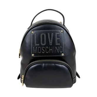 Love Moschino Femme, Sacs, Noir, Taille: ONE Size PU Backpack