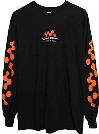 Agor&agrave; Walkman T-shirt japonais &agrave; manches longues, Noir, XXL