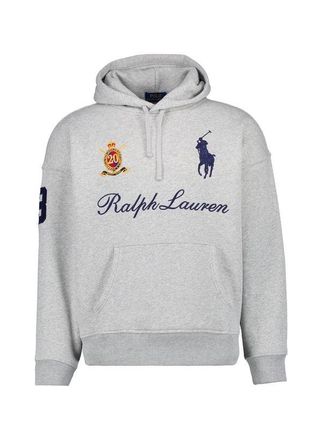 Polo Ralph Lauren Herren Hoodie grau unifarben