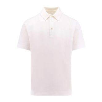 Givenchy Polo aus Baumwolle mit 4G-Detail - - Tops - Herren - Wei&szlig; - M