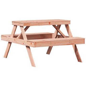 vidaXL Picknicktisch 105x134x75 cm Massivholz Douglasie Vidaxl