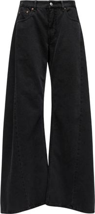 Maison Margiela Femme, Jeans, Noir, Taille: W26 Wide Jeans