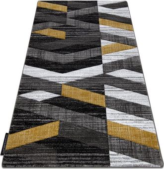 RugsX Teppich alter Bax Streifen gold yellow 120x170 cm