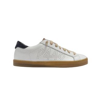 P448 Wei&szlig;e Sneaker mit Karamellsohle - - Shoes - Herren - Wei&szlig; - 44 EU