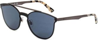 Web Eyewear unisex, Accessoires, Gris, Taille: ONE Size Lunettes de soleil &agrave; monture m&eacute;tallique avec protection UV