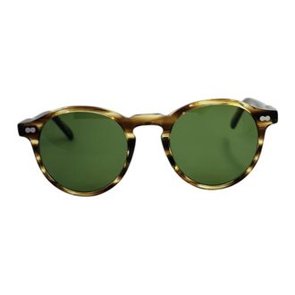 Moscot unisex, Accessoires, Multicolore, Taille: 49 MM Lunettes de soleil italiennes faites main - Style r&eacute;tro rond