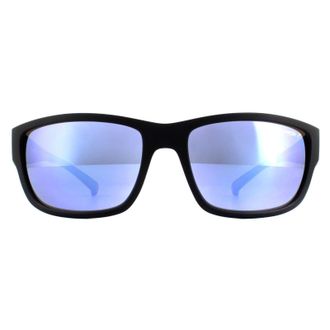 Arnette Sonnenbrille Bushwick 4256 01/22 Matt Schwarz Dunkel Grau Spiegel Wasser
