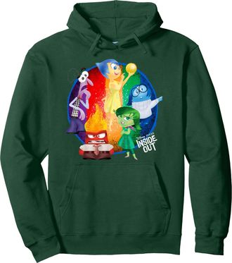 Disney Pixar Inside Out Rileys Emotions Pullover Hoodie