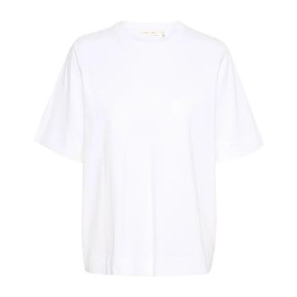 Inwear Wei&szlig;e Boxy Top mit Halb&auml;rmeln - - Tops - Damen - Wei&szlig; - L