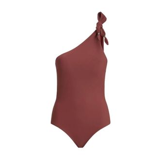 Brunello Cucinelli Femme, Maillots de bain, Rouge, Taille: 38 FR Maillot de Bain Une &Eacute;paule avec