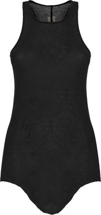 Rick Owens Homme, Tops, Noir, Taille: M Basic Rib Tank Top