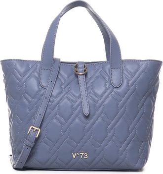 V&deg; 73 Femme, Sacs, Bleu, Taille: ONE Size Margaret Tote Bag