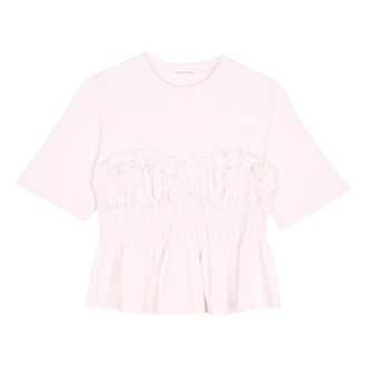 Cecilie Bahnsen Femme, Tops, Rose, Taille: 36 FR Audrey T-Shirt
