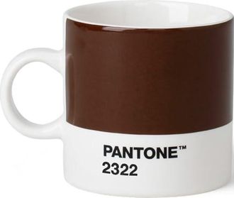 Copenhagen Design Pantone Porzellan-Esprossotasse Espressotasse, Brown 2322, 120 ml