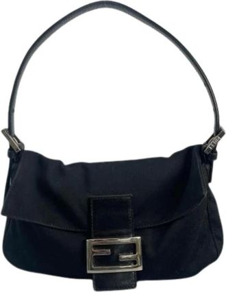Fendi Sac bandouli&egrave;re vintage Pre-owned - Femme - Pre-owned - Noir - Taille: ONE Size