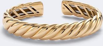 David Yurman Bracelet Sculpted Cable Flex en or 18 ct