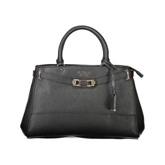 Guess Schwarze Polyethylen Damenhandtasche - - Bags - Damen - Schwarzk - ONE SIZE