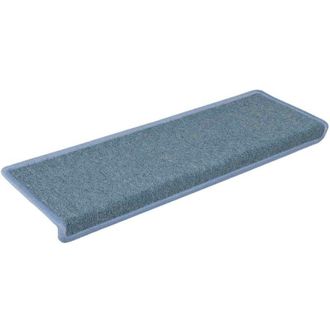 vidaXL Stufenmatten 30 Stk. 65x21x4 cm Seeblau Rechteckiger Rand vidaXL