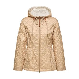 Moncler Gesteppte Jacke mit Kapuze - - Jackets - Damen - Beige - S