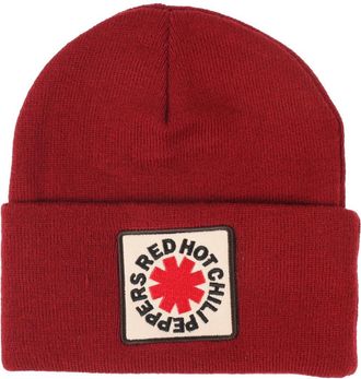 Amplified Logo Strickm&uuml;tze | Red Hot Chili Peppers | BandMerch, Band-Accessoire f&uuml;r Herren, Damen, Kinder, Unisex, Fr&uuml;hling, Sommer, Herbst, Winter, Musik Fan, 
