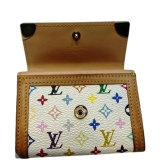 Louis Vuitton Pre-owned Porte Monnaie Plat Monogram Multicolore M&uuml;nzetui - - Pre-owned - Damen - Mehrfarbig - ONE SIZE