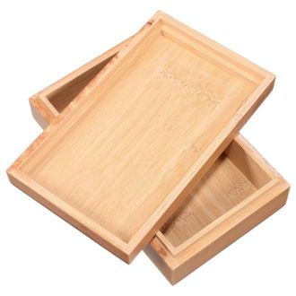 BESTONZON Rustikale Aufbewahrungsbox 15X9X4cm mit Deckel f&uuml;r Kleine Geschenke und Selbstgemacht Projekte Multifunktionale Kasten f&uuml;r Tee Schmuck und Souvenirs