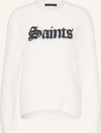 AllSaints Allsaints Pullover Saints Mit Alpaka weiss
