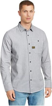 G-Star G-Star Homme Chemise Bristum 2.0 Slim, Multicolore (mayfly/white stripe D23553-D912-H040), L