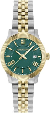 Ferragamo Uhr - Quarz-Analoguhr Duo Mini - Gr. unisize - in Silber - f&uuml;r Damen