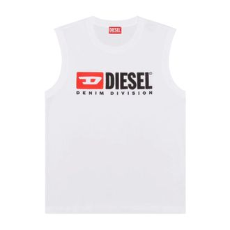 Diesel Homme, Tops, Blanc, Taille: XL Canotta T-Isco-Div