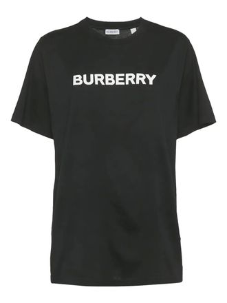 Burberry t-shirt en coton &agrave; logo imprim&eacute; - Noir