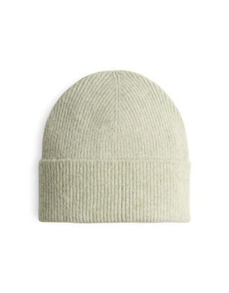 OPUS Damen Mütze | ALOGI Rippstrickmütze in Mélange Optik soft matcha, 0