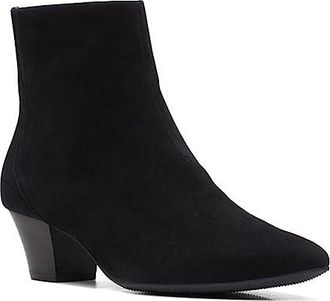 Clarks Femme Teresa Boot Botte Tendance, Black Black Suede, 38 EU