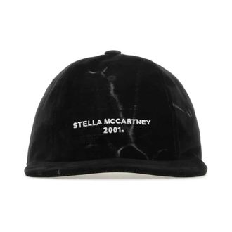 Stella McCartney unisex, Accessoires, Noir, Taille: 58 CM 2001 Casquette de baseball brod&eacute;e du logo