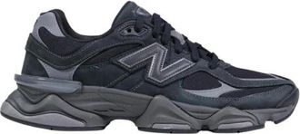 New Balance Homme, Chaussures, Noir, Taille: 44 1/2 EU Baskets en cuir &agrave; lacets