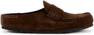 Birkenstock Mules plates Naples en cuir daim