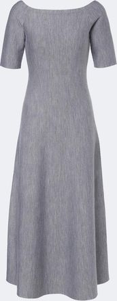Gabriela Hearst Midikleid Vivia aus Wolle, Seide und Kaschmir