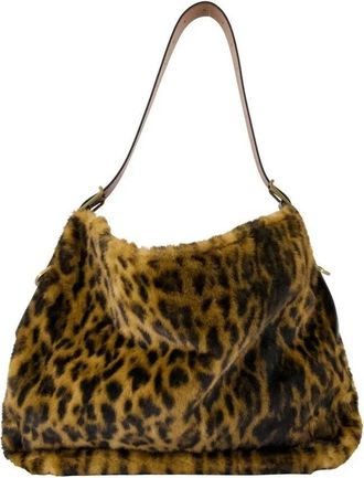 Zadig&Voltaire Hobo Bags - Jane Hobo Shoulder Bag - Fake Fur - Brown - Gr. unisize - in Schwarz - für Damen