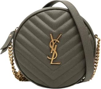 Saint Laurent Sac bandouli&egrave;re vintage Pre-owned - Femme - Pre-owned - Gris - Taille: ONE Size