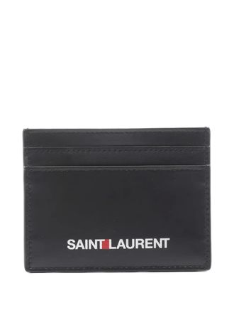 Saint Laurent 2010s Portemonnaie aus Leder - Schwarz