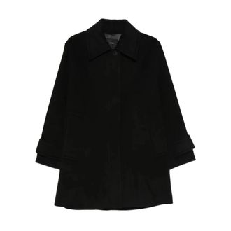 Joseph Loti Soft Woll Kaschmir-Mantel - - Coats - Damen - Schwarzk - XS