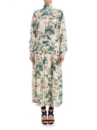 Stella Jean Robe Au Genou - Ottusa