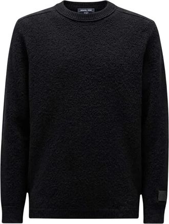 C.P. Company C.p. Company - Pull col rond &agrave; bords c&ocirc;tel&eacute;s - Homme - Pulls - Noir - Taille: L
