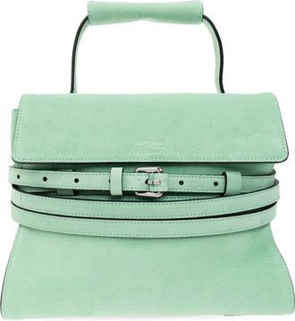 Moschino Sac &agrave; main Tie Me - Femme - Sacs - Vert - Taille: ONE Size
