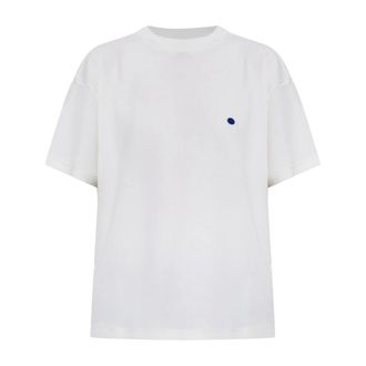 Jil Sander T-shirt col rond - Femme - Tops - Blanc - Taille: 40 FR