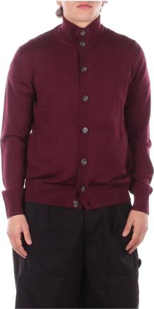 Alpha Studio Homme, Pulls, Rouge, Taille: 2XL Cardigans