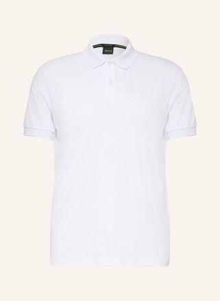 HUGO BOSS Jersey-Poloshirt Pio weiss