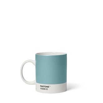 Pantone Tasse à café en porcelaine, passe au lave-vaisselle, 375 ml, bleu glacé 10286